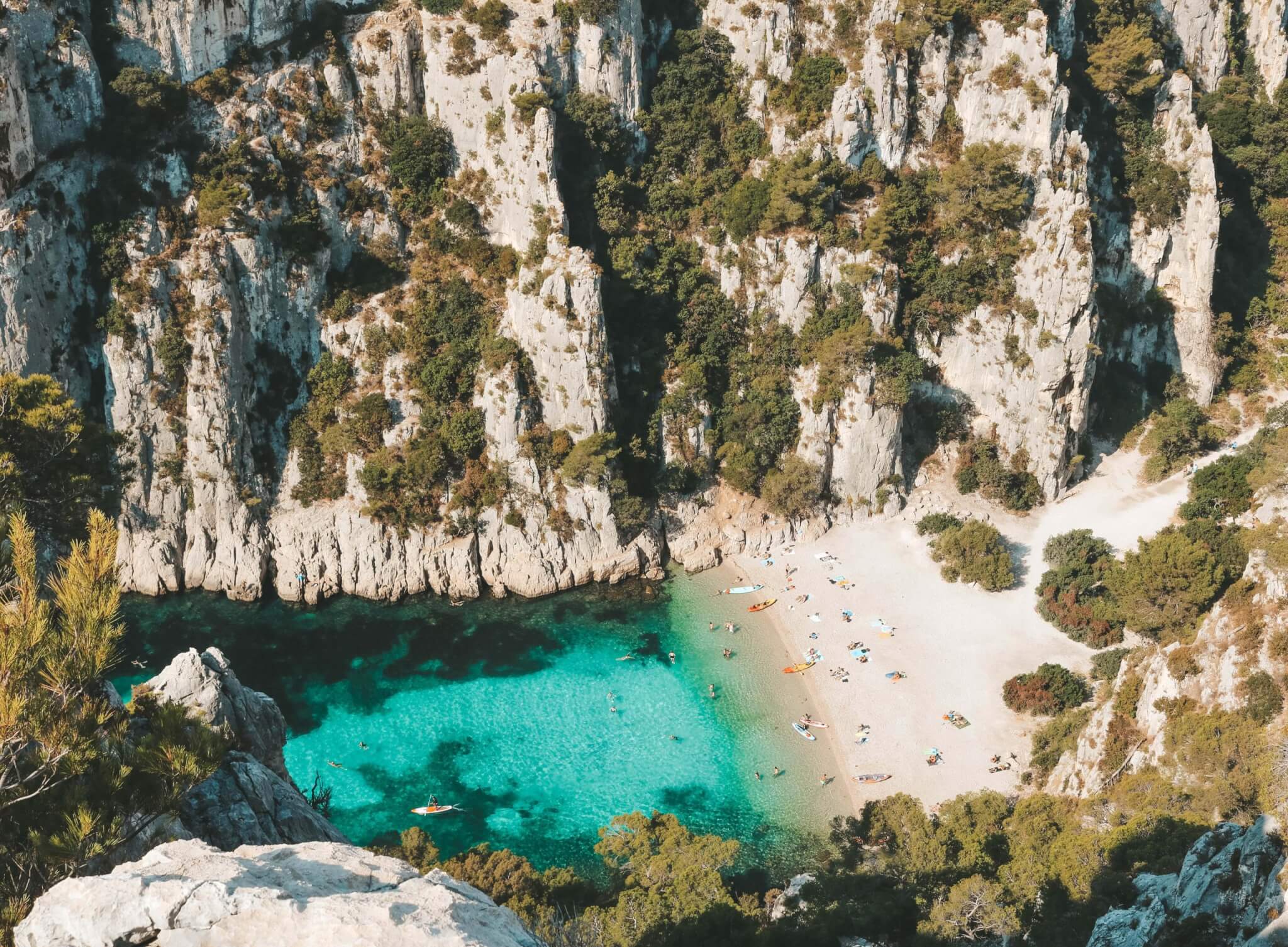 Les calanques de Cassis à pied et en kayak